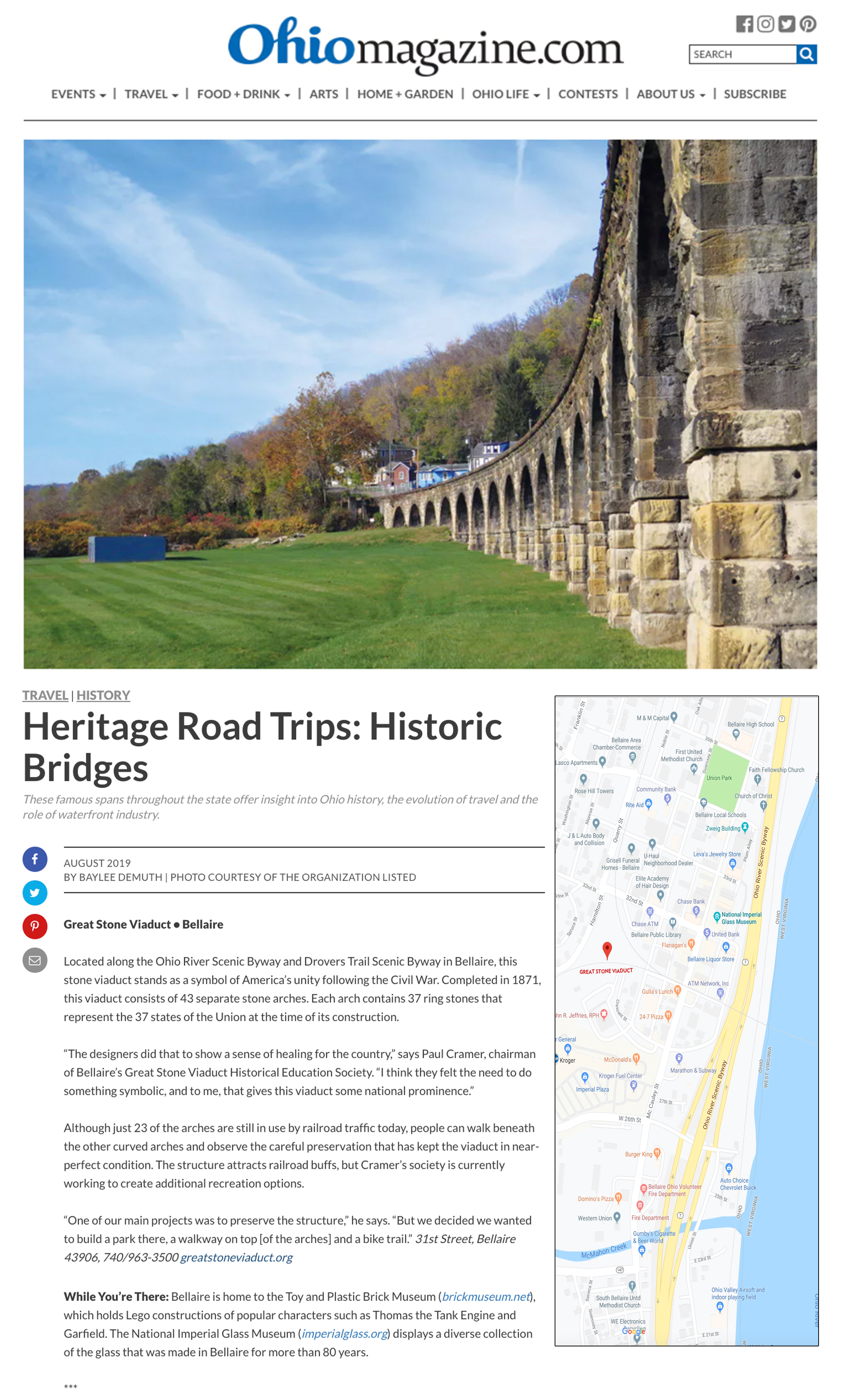 Great Stone Viaduct Historical Education Society: News